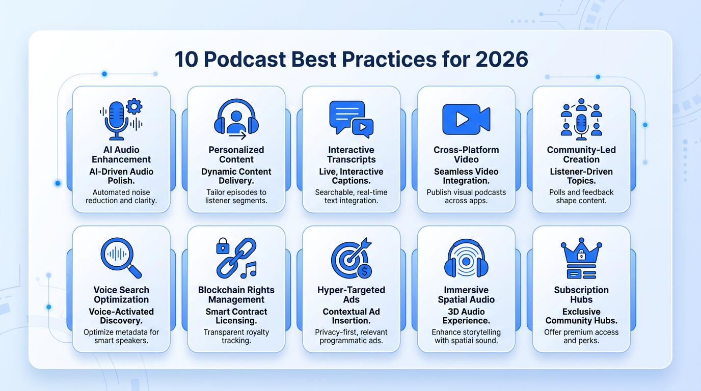 10 Podcast Best Practices for 2026 | SparkPod